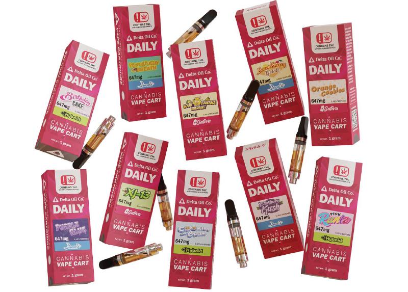 Delta Daily™ Vape Carts | Delta Oil Co. | Oklahoma Cannabis Products